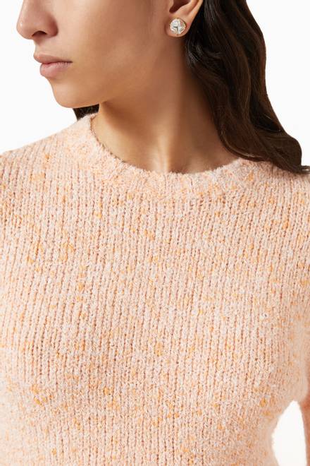 Shop Kate Spade New York Silver KS Small Square Studs in Metal for ...