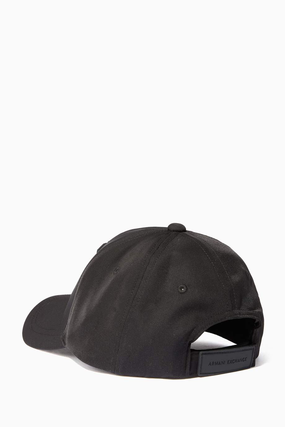 Shop Armani Exchange Black Black Roman Cap for Men | Ounass UAE