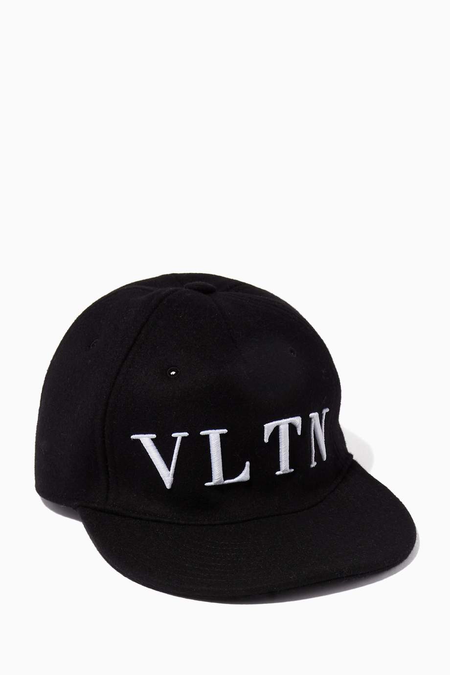 Shop Valentino Black Black VLTN Logo Baseball Cap for Women | Ounass Saudi