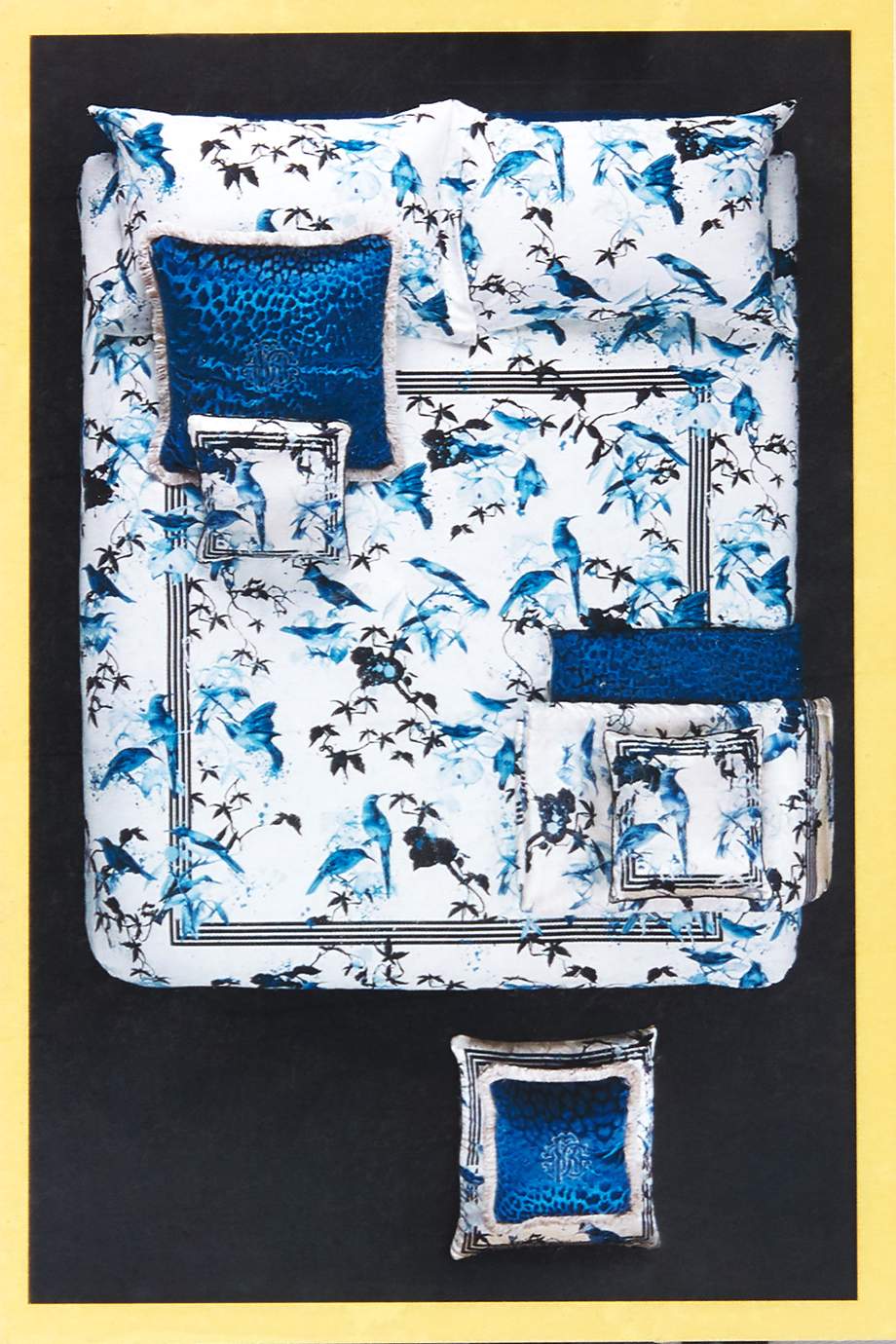 Shop Roberto Cavalli Pink Bird Ramage Super King Duvet Cover for Women ...