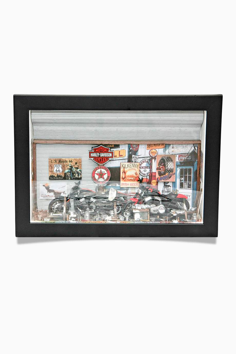 Shop Patrick Richard Multicolour Motorcycle Diorama Shadow Box for ...