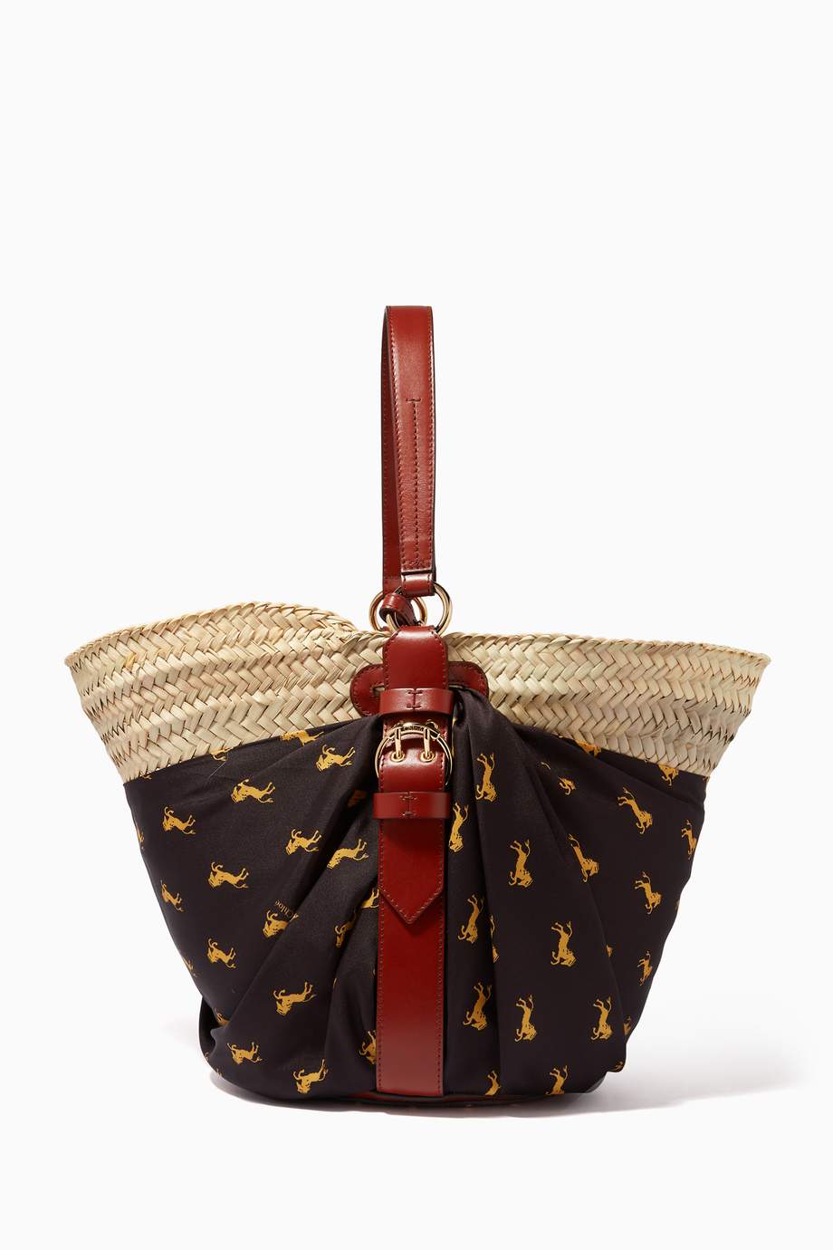 Shop Chloé Black Medium Panier Basket Bag for Women | Ounass UAE