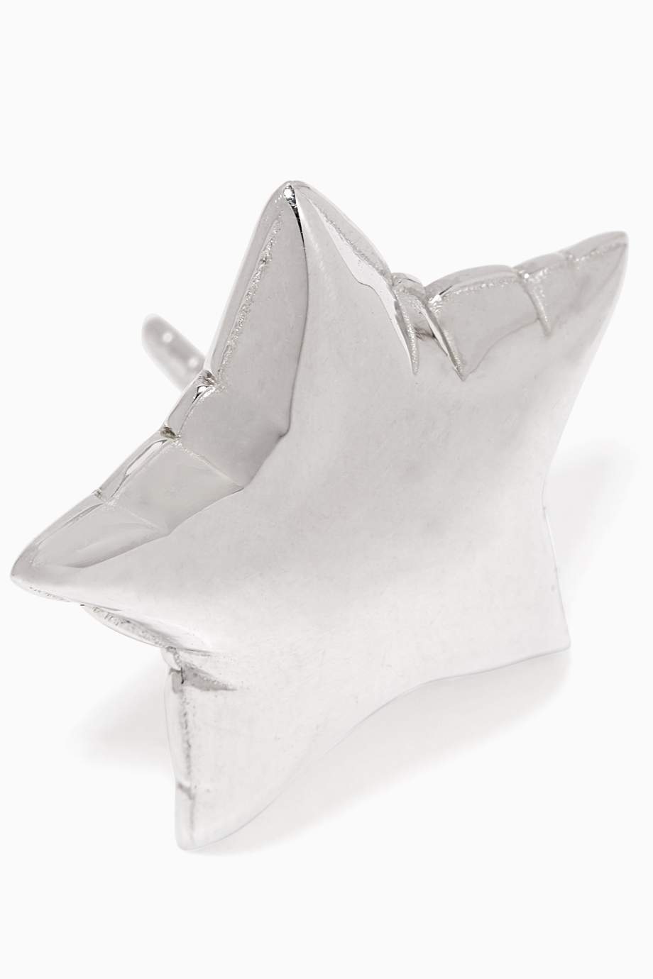 Shop The Marc Jacobs Silver Silver Balloon Star Stud Earrings for Women ...