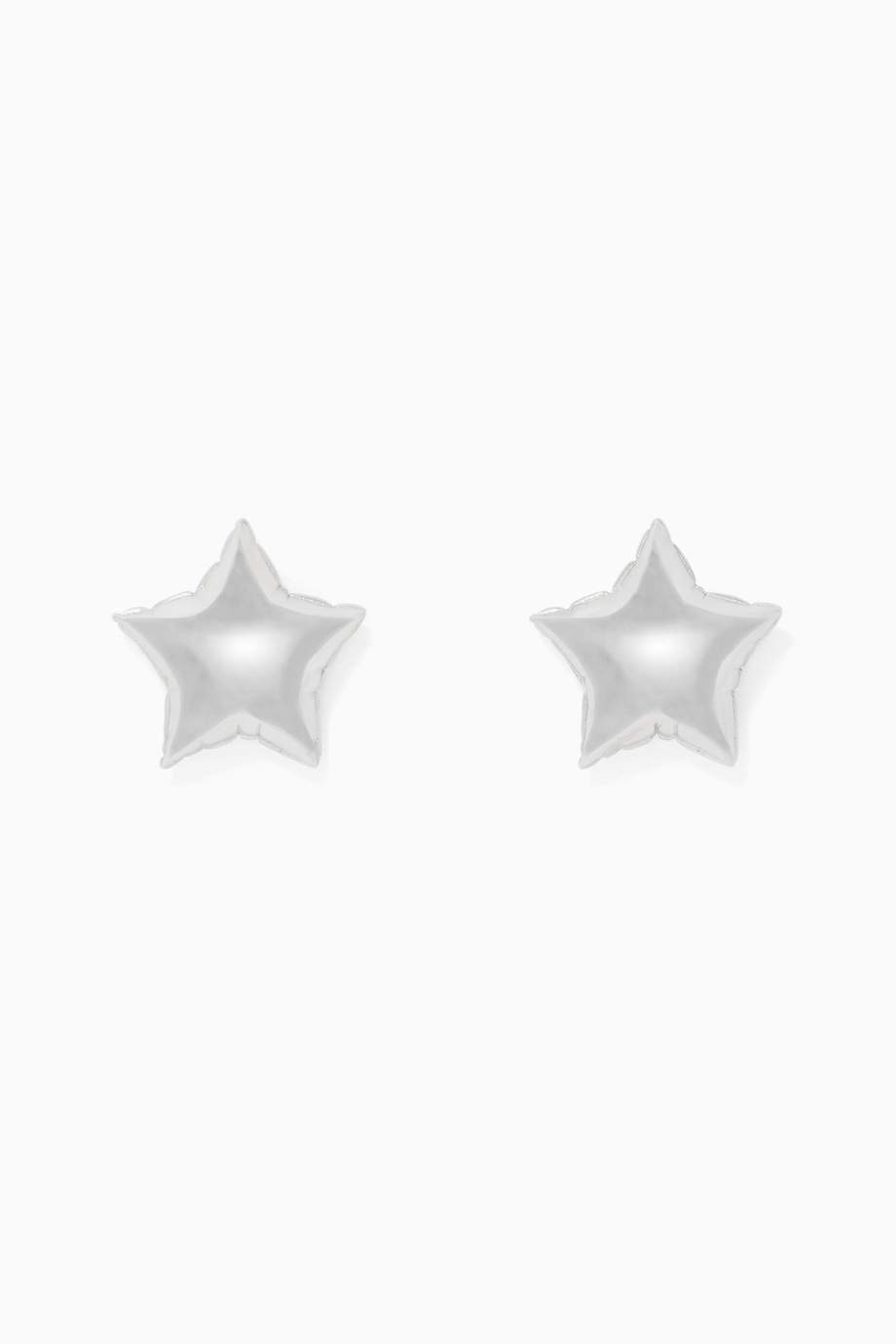 Shop The Marc Jacobs Silver Silver Balloon Star Stud Earrings for Women ...