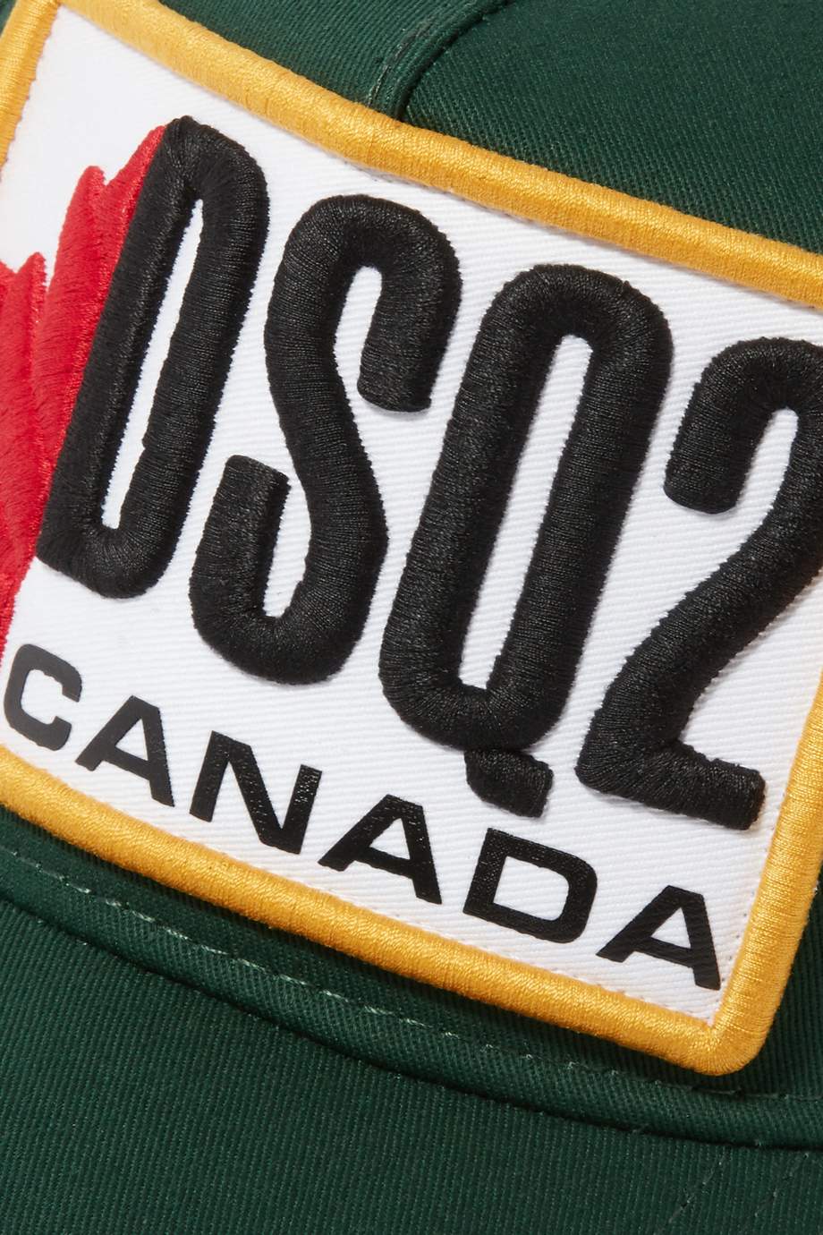 Shop Dsquared2 Green DSQ2 Embroidered Logo Baseball Cap for Men ...