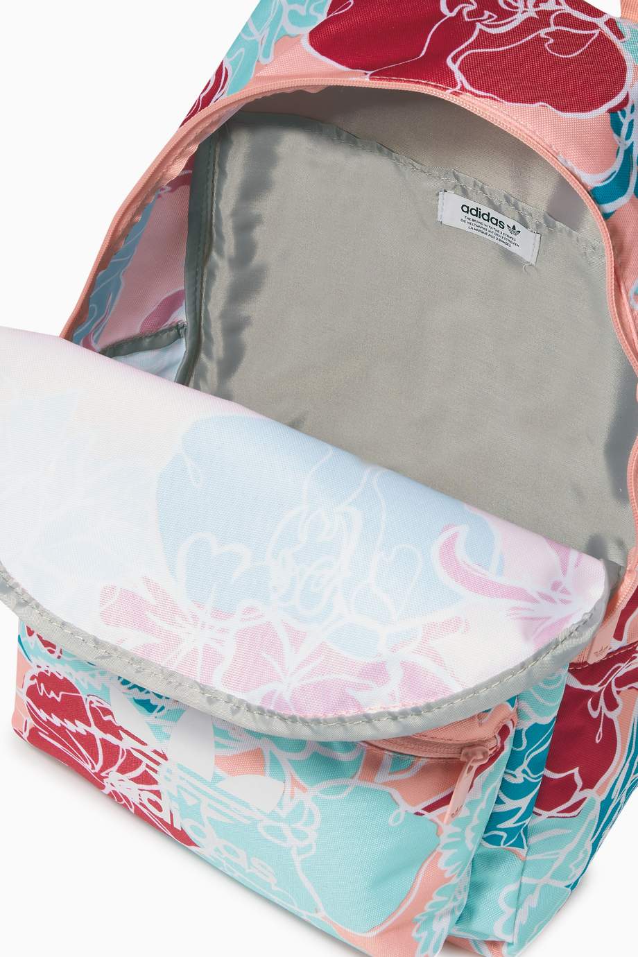 Shop adidas Originals Multicolour Classic Flower Backpack for Kids ...