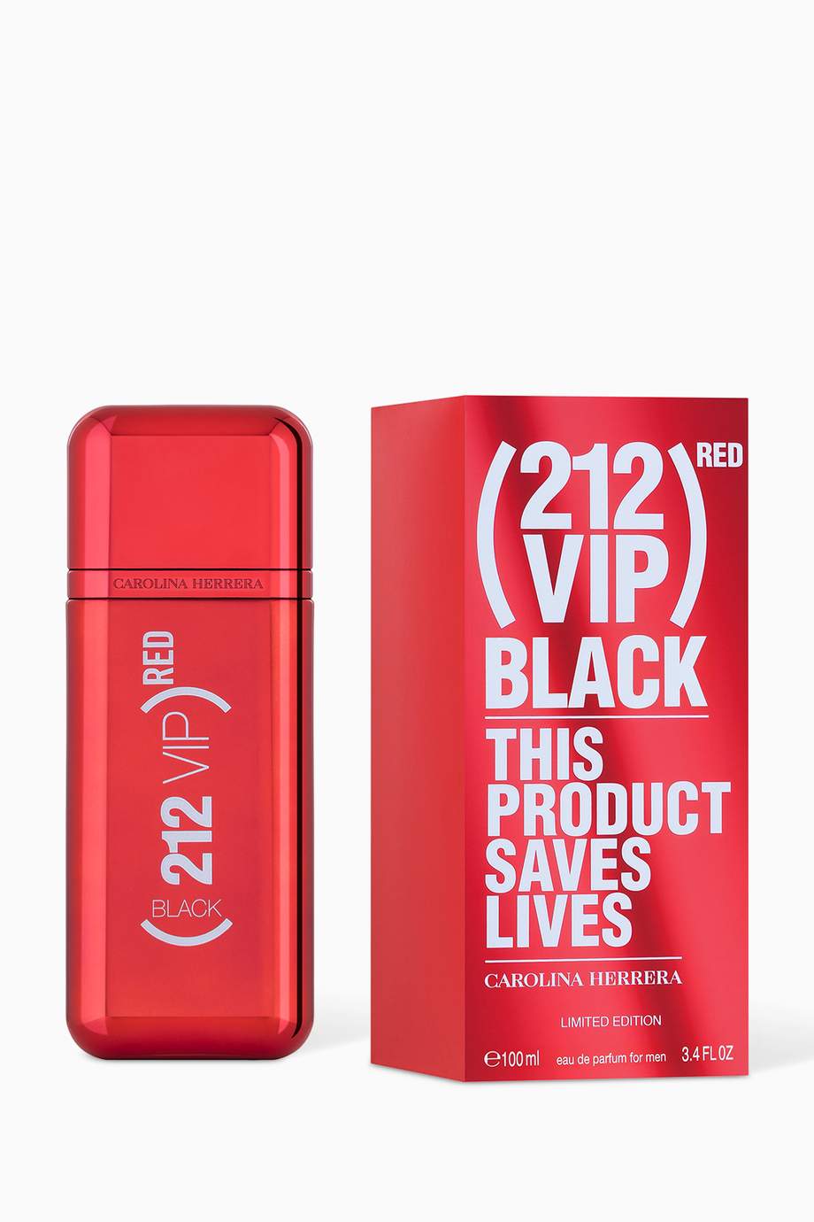 Shop Carolina Herrera Perfumes Multicolour 212 VIP Black Red Eau de ...