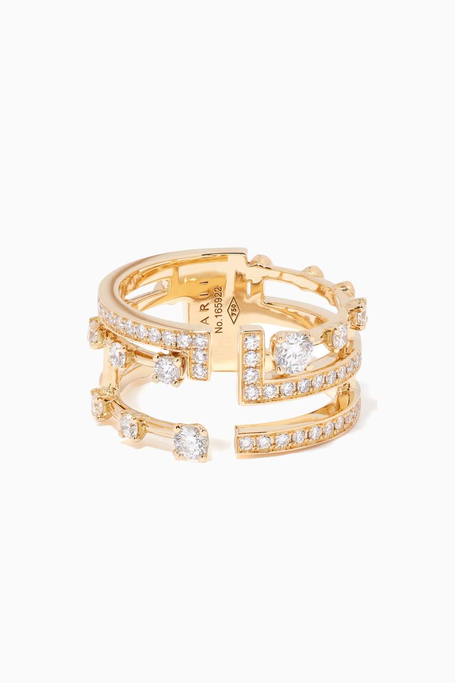 Shop Marli Yellow Avenues Diamond Ring for Women | Ounass UAE