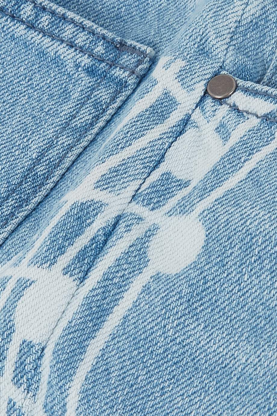 Shop Stella McCartney Blue Music Notes Denim Jeans for Kids | Ounass UAE