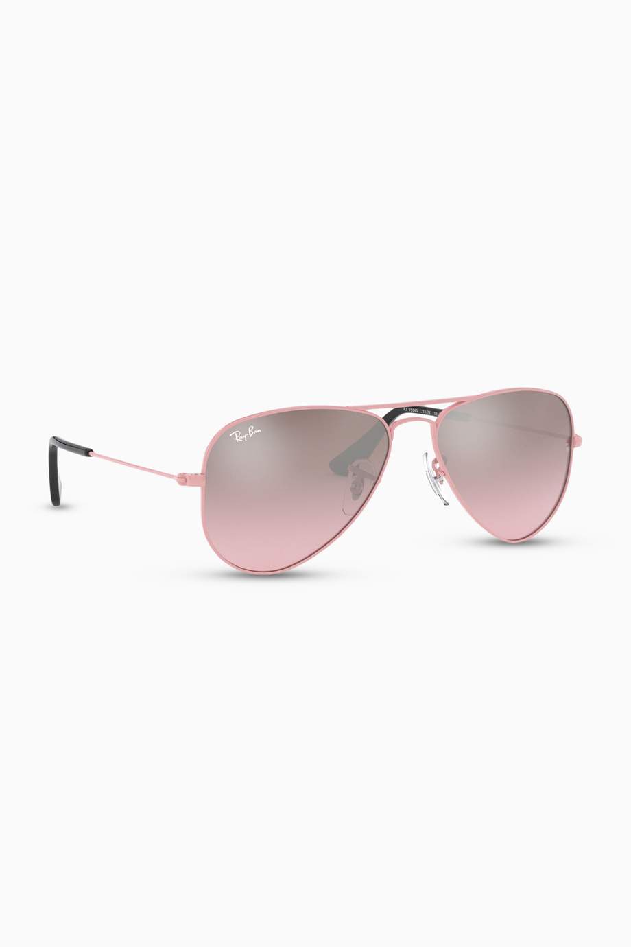 Shop Ray-Ban Junior Pink Aviator™ Gradient Sunglasses for Kids | Ounass UAE