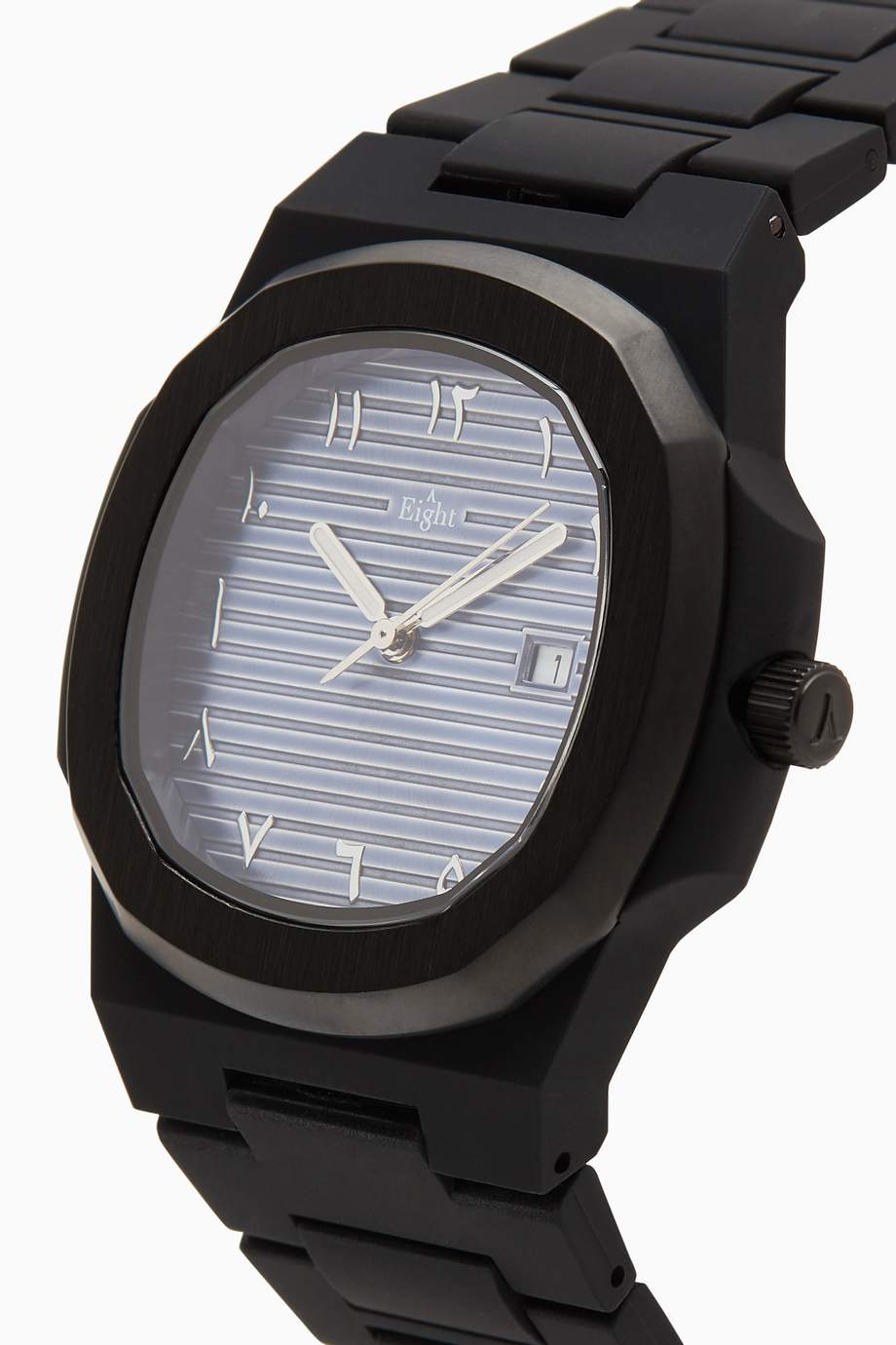 Shop Eight Kuwait Blue Blue Marine Arabic Watch for Men | Ounass UAE