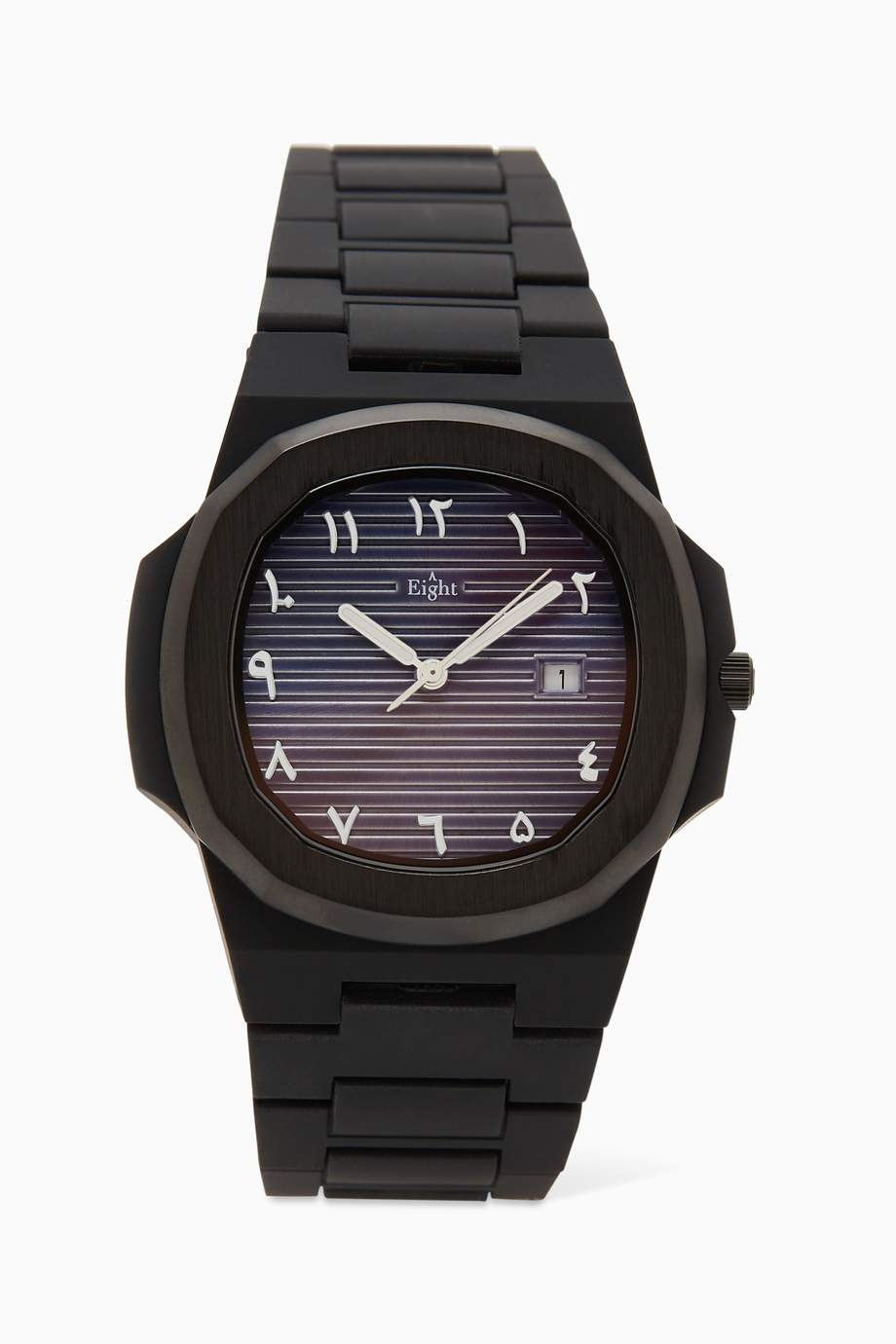 Shop Eight Kuwait Blue Blue Marine Arabic Watch for Men | Ounass UAE