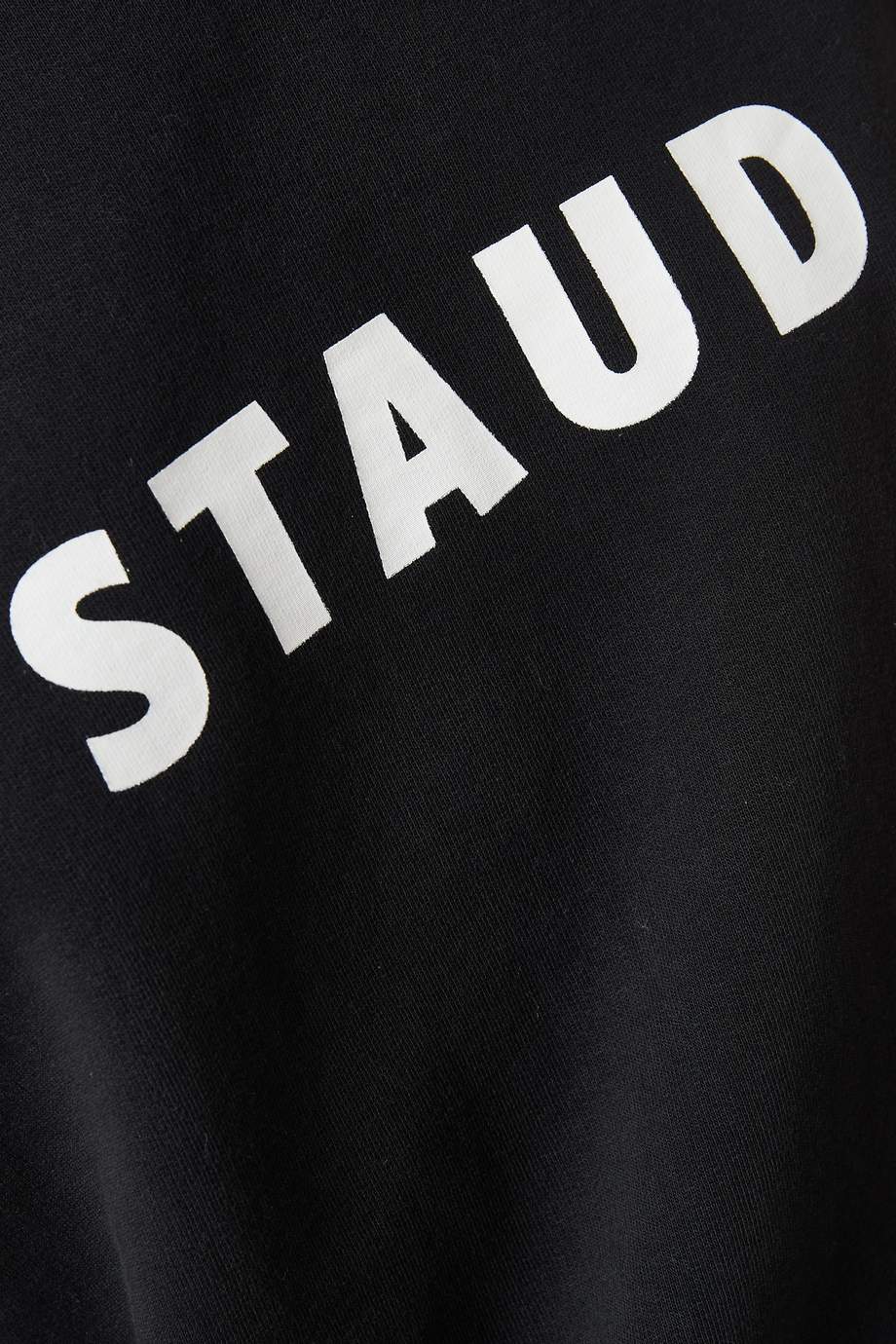 Shop Staud Black Logo Cotton Sweatshirt for Women | Ounass UAE