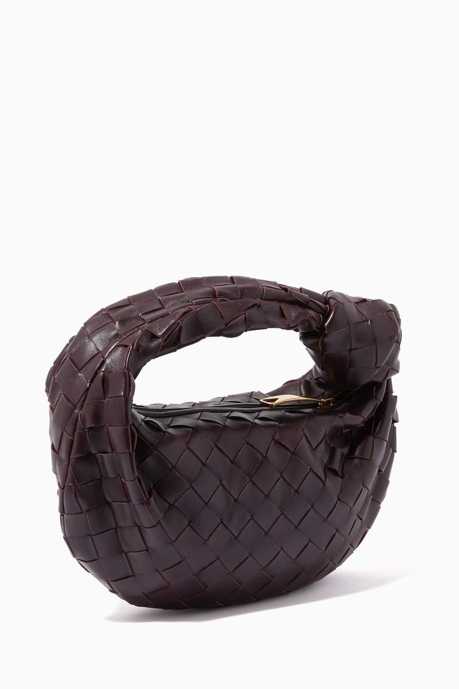 Shop Bottega Veneta Purple Mini BV Jodie Bag in Intrecciato Nappa for ...