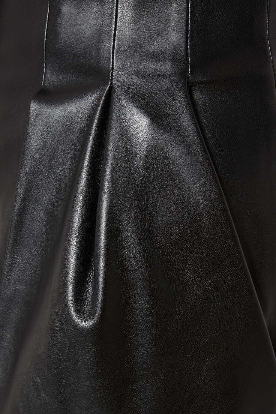 Shop ANOUKI Black High Waist Pants in Vegan Leather for Women | Ounass ...