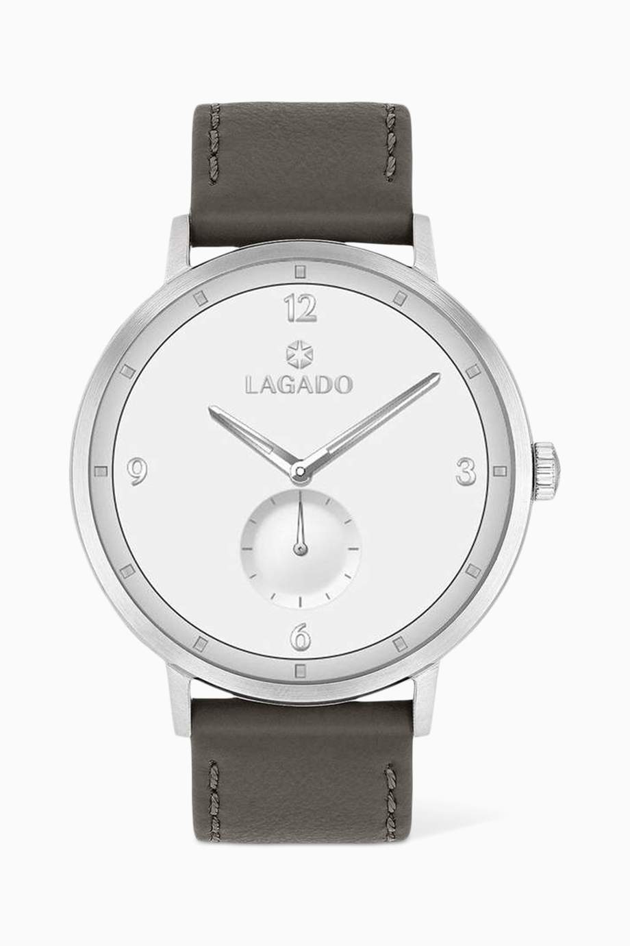 Shop Lagado Watches Silver Tempo Pure Watch, 41.5mm for Men | Ounass UAE