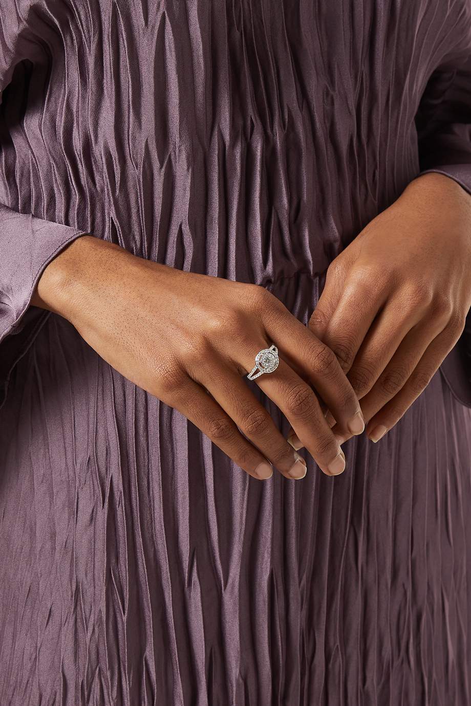 Shop Damas White OneSixEight Diamond Ring in 18kt White Gold for Women ...