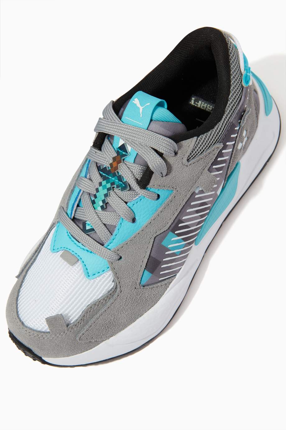 Shop Puma Grey RS-Z Minecraft Sneakers for Kids | Ounass Oman