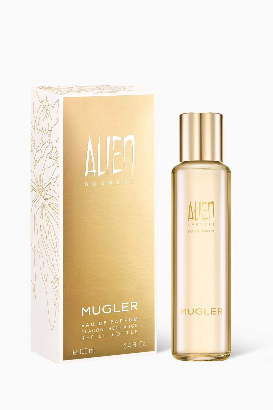 Shop MUGLER Multicolour Alien Goddess Eau de Parfum Refill Bottle ...