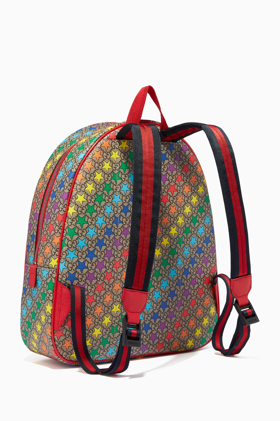 Shop Gucci Brown Rainbow Star Print Backpack for Kids | Ounass UAE