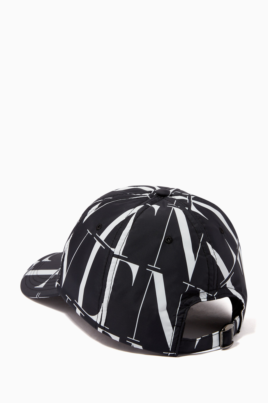 Shop Valentino Black Valentino Garavani VLTN TIMES Baseball Cap in ...
